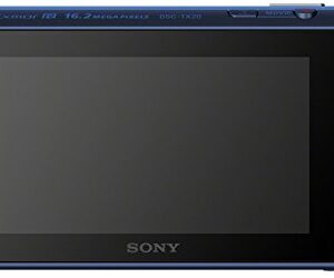 Sony Cyber-shot DSC-TX20 16.2 MP Exmor R CMOS Digital Camera with 4x Optical Zoom and 3.0-inch LCD (Blue) (2012 Model)