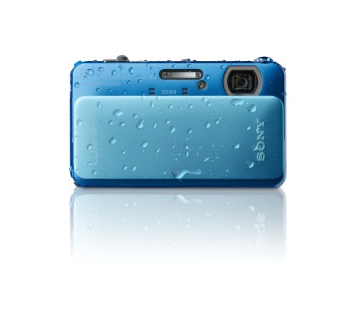 Sony Cyber-shot DSC-TX20 16.2 MP Exmor R CMOS Digital Camera with 4x Optical Zoom and 3.0-inch LCD (Blue) (2012 Model)