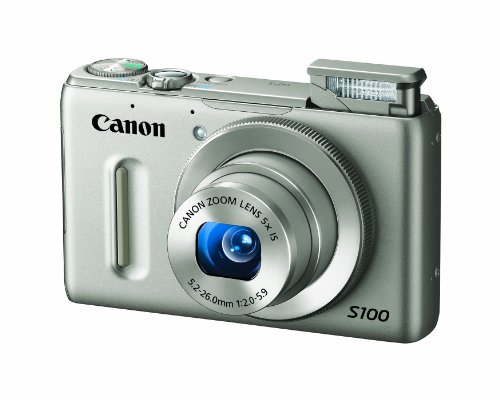 Canon PowerShot S100 12.1 MP Digital Camera with 5x Wide Angle Optical Image Stabilized Zoom (Silver)