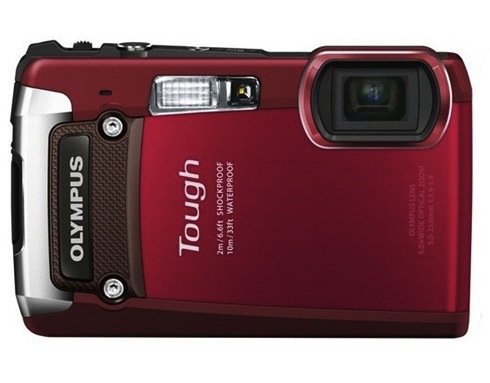 Olympus TG-820 12MP Shock/Water/Freeze-Proof Camera-Red (Old Model)