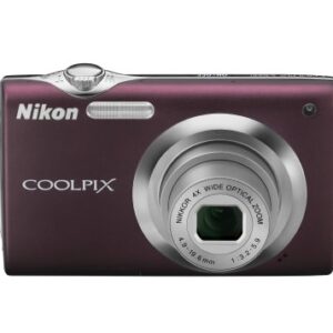 Nikon Coolpix S3000 12.0 MP Digital Camera with 4x Optical Electronic Vibration Reduction (VR) Zoom and 2.7-Inch LCD (Plum)