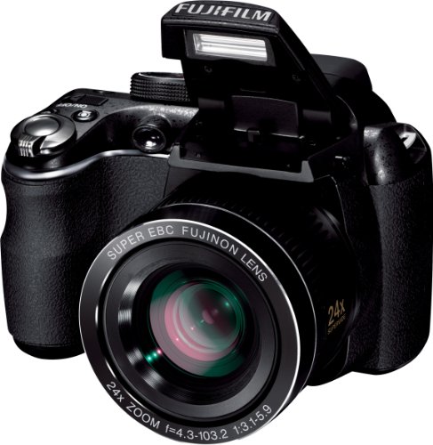 Fujifilm FinePix S3200 14 MP Digital Camera with Fujinon 24x Super Wide Angle Optical Zoom Lens and 3-Inch LCD