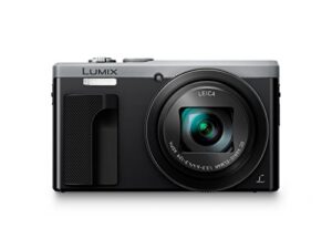 panasonic lumix 4k point and shoot camera, 30x leica dc vario-elmar lens f3.3-6.4, 18 megapixels, high sensitivity sensor, dmc-zs60s (silver)