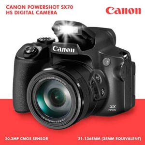 Canon PowerShot SX70 HS Digital Camera + 64GB