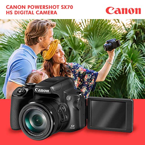 Canon PowerShot SX70 HS Digital Camera + 64GB