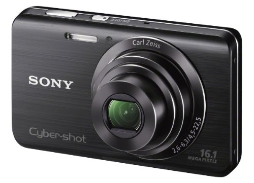 Sony Cyber-shot DSC-W650 16.1 MP Digital Camera with 5x Optical Zoom and 3.0-Inch LCD (Black) (2012 Model)