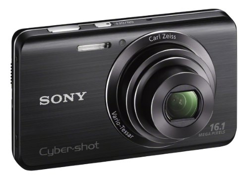 Sony Cyber-shot DSC-W650 16.1 MP Digital Camera with 5x Optical Zoom and 3.0-Inch LCD (Black) (2012 Model)