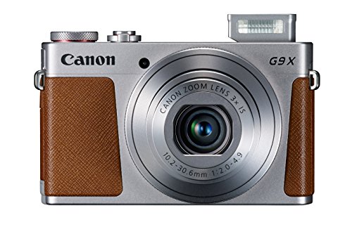 Canon PowerShot G9 X Digital Camera with 3x Optical Zoom, Built-in Wi-Fi and 3 inch LCD touch panel (Silver)