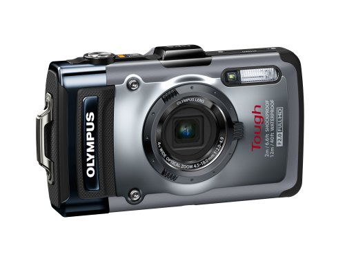 Olympus TG-1iHS 12 MP Waterproof Digital Camera with 4x Optical Zoom,Silver