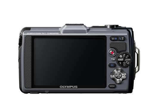 Olympus TG-1iHS 12 MP Waterproof Digital Camera with 4x Optical Zoom,Silver