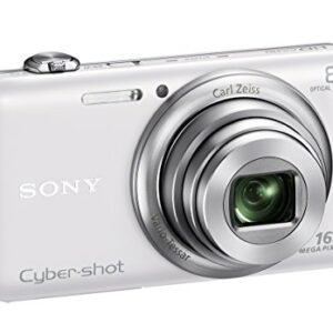 Sony DSC-WX80/W 16 MP Digital Camera with 2.7-Inch LCD (White)