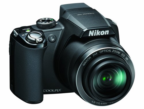 Nikon Coolpix P90 12.1MP Digital Camera with 24x Wide Angle Optical Vibration Reduction (VR) Zoom and 3 inch Tilt LCD