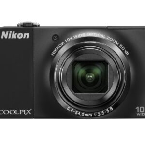 Nikon Coolpix S8000 14.2MP Digital Camera with 10x Optical Vibration Reduction (VR) Zoom and 3.0-Inch LCD (Black)