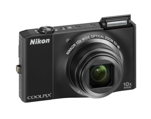 Nikon Coolpix S8000 14.2MP Digital Camera with 10x Optical Vibration Reduction (VR) Zoom and 3.0-Inch LCD (Black)