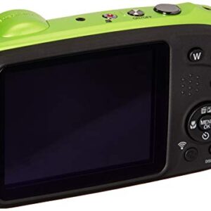 Fujifilm 600019756 FinePix XP120 Shock & Waterproof Wi-Fi Digital Camera, Black/Lime Green