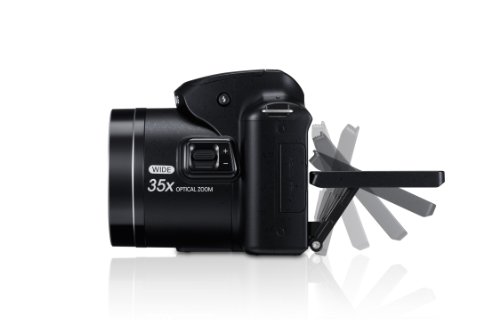 Samsung WB2100 16.4MP CMOS Digital Camera with 35x Optical Zoom, 3.0" LCD Screen and 1080i HD Video (Black) (OLD MODEL)