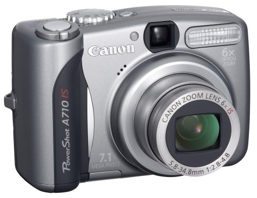 Canon PowerShot A710 IS 7.1MP Digital Camera with 6x Image-Stabilized Optical Zoom