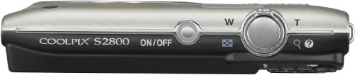 Nikon Coolpix S2800 20.1 MP Point & Shoot Digital Camera with 5X Optical Zoom International Version, Silver