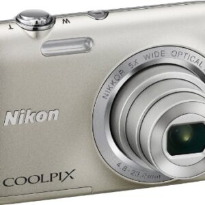 Nikon Coolpix S2800 20.1 MP Point & Shoot Digital Camera with 5X Optical Zoom International Version, Silver