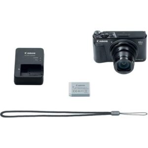 Canon PowerShot SX740 Digital Camera Bundle (Black) with Tripod Hand Grip, 64GB SD Memory, Case and More