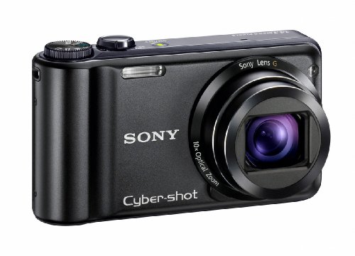 Sony Cyber-shot DSC-H55 14.1MP Digital Camera with 10x Wide Angle Optical Zoom with SteadyShot Image Stabilization and 3.0 inch LCD (Black) (Discontinued by Manufacturer)