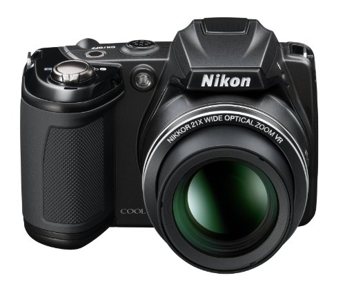 Nikon Coolpix L310 14.1MP Digital Camera with 21x Optical Zoom - BLACK