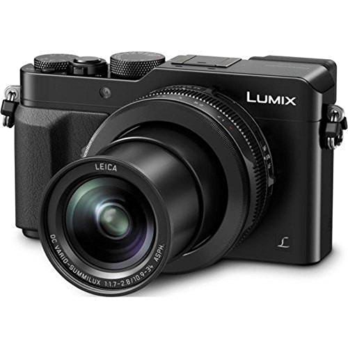 Panasonic LUMIX LX100 4K Point and Shoot Camera, 3.1X LEICA DC VARIO-SUMMILUX F1.7-2.8 Lens with Power O.I.S., 12.8 Megapixel, DMC-LX100K (USA BLACK)