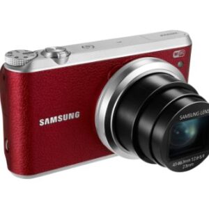 Samsung WB350F 16.2MP CMOS Smart WiFi & NFC Digital Camera with 21x Optical Zoom, 3.0" Touch Screen LCD and 1080p HD Video (Red)