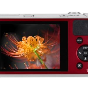 Samsung WB350F 16.2MP CMOS Smart WiFi & NFC Digital Camera with 21x Optical Zoom, 3.0" Touch Screen LCD and 1080p HD Video (Red)