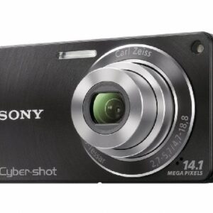 Sony DSC-W350 14.1MP Digital Camera with 4x Wide Angle Zoom with Optical Steady Shot Image Stabilization and 2.7 inch LCD (Black)