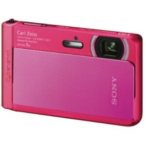 Sony DSC-TX30/P 18 MP Digital Camera with 5x Optical Image Stabilized Zoom and 3.3-Inch OLED (Pink)