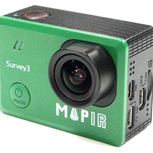 MAPIR Survey3W NDVI Mapping Camera RGN Red+Green+Near Infrared Filter 3.37mm f/2.8 No Distortion Wide Angle GPS Touch Screen 2K 12MP HDMI WiFi PWM Trigger Drone Mount