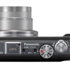 Panasonic Lumix DMC-ZS10 14.1 MP Digital Camera with 16x Wide Angle Optical Image Stabilized Zoom and Built-In GPS Function (Black)