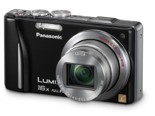 Panasonic Lumix DMC-ZS10 14.1 MP Digital Camera with 16x Wide Angle Optical Image Stabilized Zoom and Built-In GPS Function (Black)