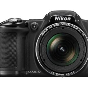 Nikon COOLPIX L830 16 MP CMOS Digital Camera with 34x Zoom NIKKOR Lens and Full 1080p HD Video (Black) (Discontinued by Manufacturer)