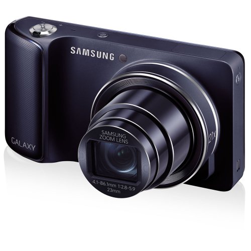 Samsung Galaxy Camera with Android Jelly Bean v4.2 OS, 16.3MP CMOS with 21x Optical Zoom and 4.8" Touch Screen LCD (WiFi - Cobalt Black)