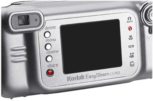 Kodak Easyshare LS743 4 MP Digital Camera with 2.8xOptical Zoom