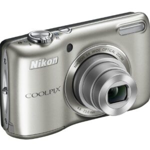 Nikon COOLPIX L26 16.1 MP Digital Camera with 5x Zoom NIKKOR Glass Lens and 3-inch LCD (Silver) (OLD MODEL)