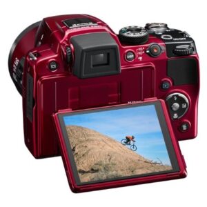 Nikon COOLPIX P500 12.1 CMOS Digital Camera with 36x NIKKOR Wide-Angle Optical Zoom Lens and Full HD 1080p Video (Red)