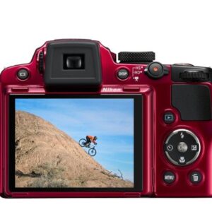 Nikon COOLPIX P500 12.1 CMOS Digital Camera with 36x NIKKOR Wide-Angle Optical Zoom Lens and Full HD 1080p Video (Red)