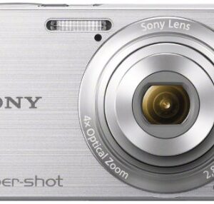 Sony Cyber-shot DSCW610 14.1 MP Digital Camera with 4x Optical Zoom and 2.7-Inch LCD (Silver) (2012 Model)