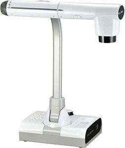 elmo 1349 model tt-12id interactive document camera, 96x total optical + digital zoom and 3.4mp cmos image sensor, hdmi input, white (ca-1034099816)