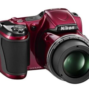 Nikon COOLPIX L820 16 MP CMOS Digital Camera with 30x Zoom Lens and Full HD 1080p Video (Red) (OLD MODEL)