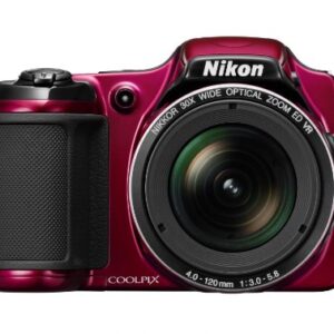 Nikon COOLPIX L820 16 MP CMOS Digital Camera with 30x Zoom Lens and Full HD 1080p Video (Red) (OLD MODEL)