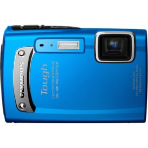 Olympus TG-310 Tough 14.0 MP Digital Camera with 3.6x Wide Optical Zoom and 2.7-Inch LCD, (Blue) (Old Model)