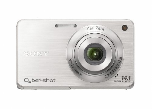 Sony Cyber-Shot DSC-W560 14.1 MP Digital Still Camera with Carl Zeiss Vario-Tessar 4x Wide-Angle Optical Zoom Lens and 3.0-inch LCD (Silver)