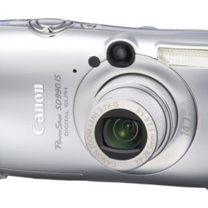 Canon Powershot SD990IS 14.7MP Digital Camera with 3.7x Optical Image Stabilized Zoom (Silver)