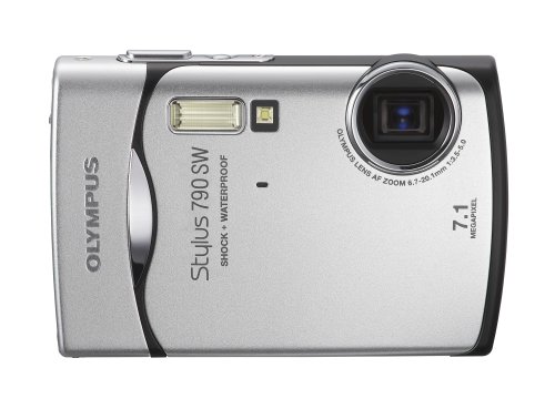 Olympus Stylus 790SW 7.1MP Waterproof Digital Camera with Dual Image Stabilized 3x Optical Zoom (Silver)