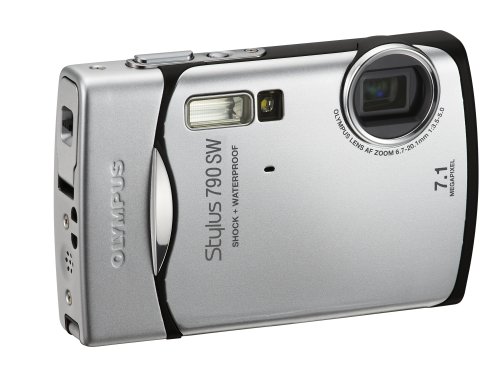 Olympus Stylus 790SW 7.1MP Waterproof Digital Camera with Dual Image Stabilized 3x Optical Zoom (Silver)