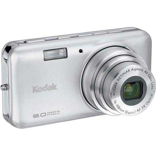 Kodak Easyshare V803 8 MP Digital Camera with 3xOptical Zoom (Silver Argent)